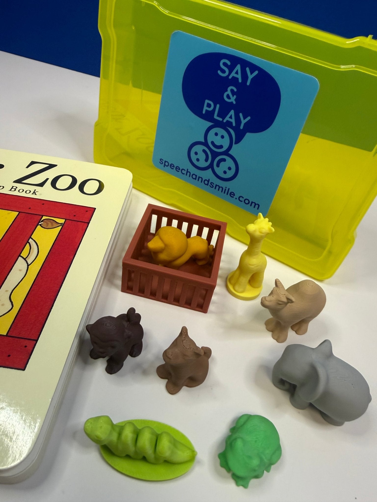 Dear Zoo Story Kit with Mini Objects Speech Therapy Zoo Book – Speech ...