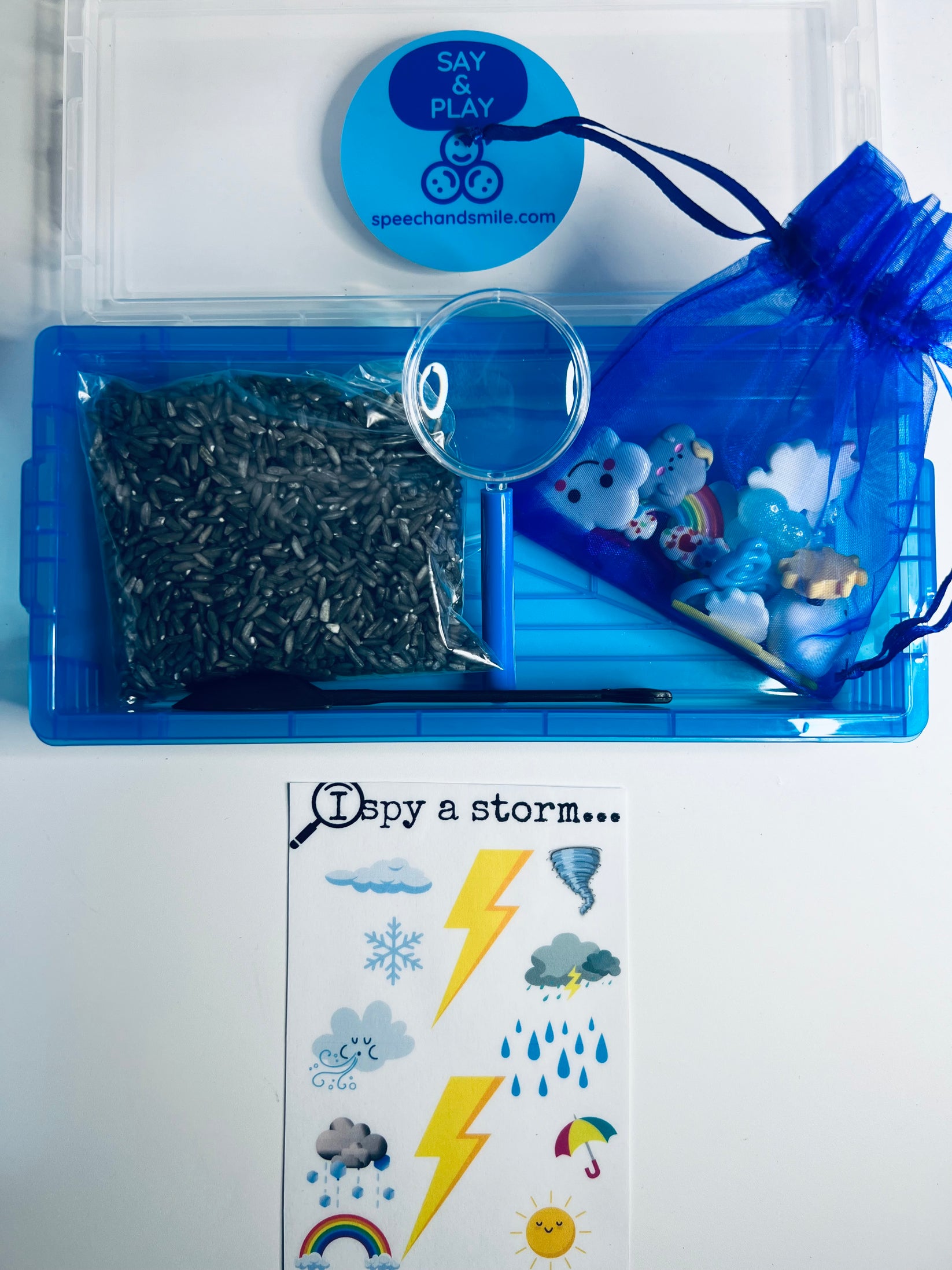 Say and Play I Spy a Storm Stir up a Storm Weather Mini Objects Sensor ...