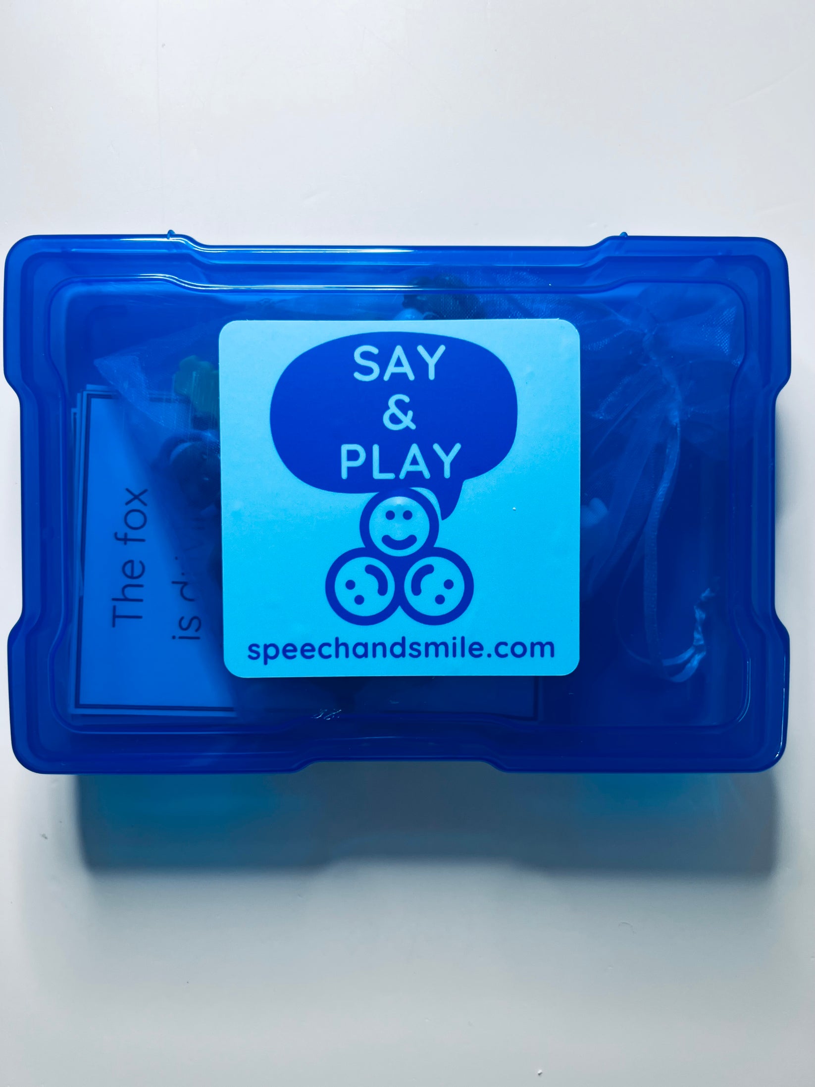 Verb Kit Language Task Box for VERBS Mini Objects Speech Therapy Activ ...