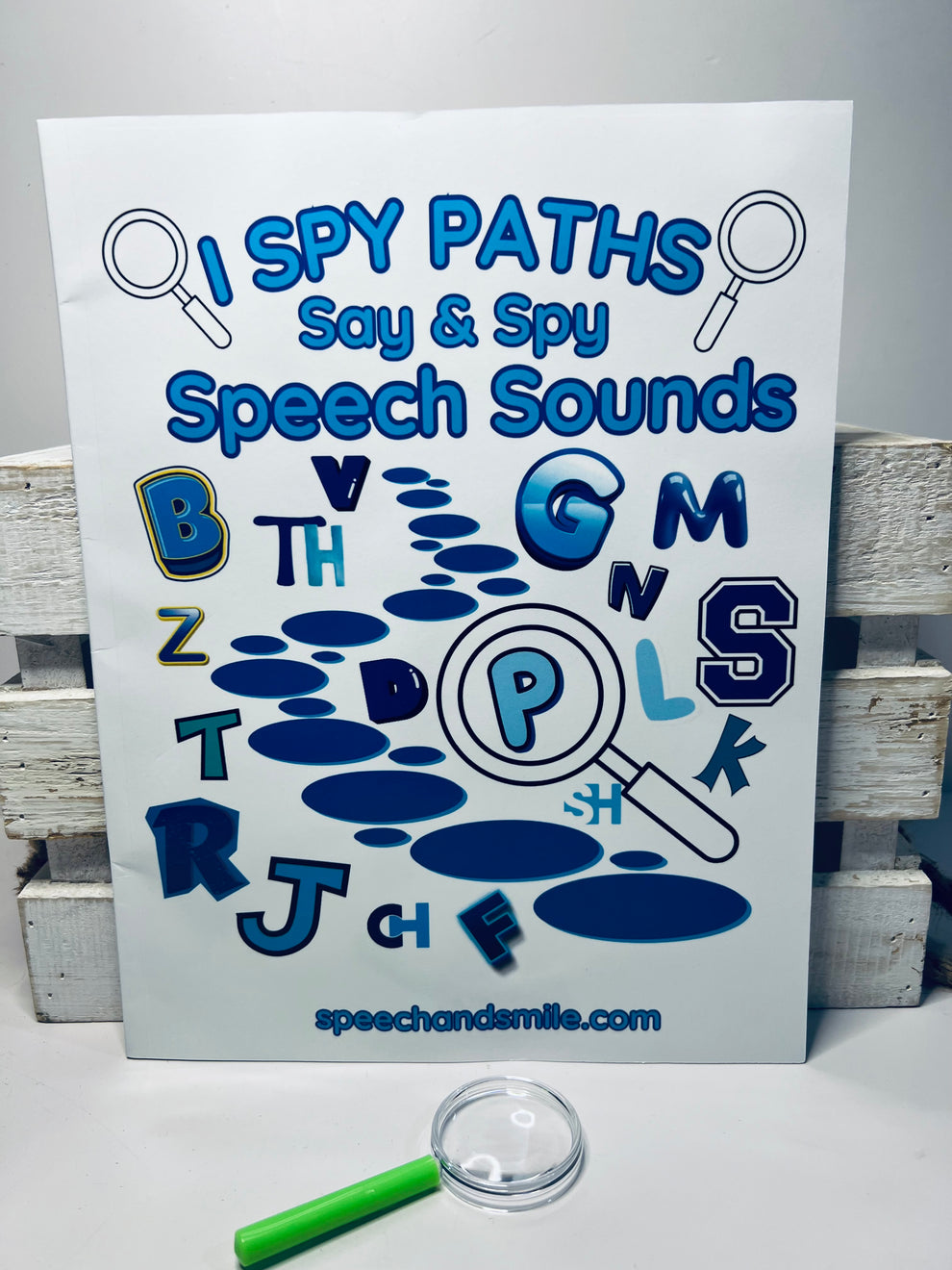 Speech Therapy Activity Book I Spy Paths Speech Sounds Say and Spy All ...