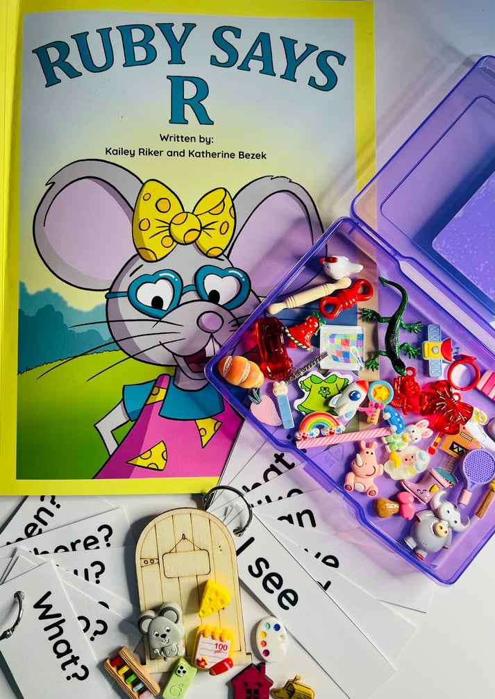 R Sound Mini Objects Story Kit Ruby Says R Sounds Speech Therapy Minis – Speech and Smile