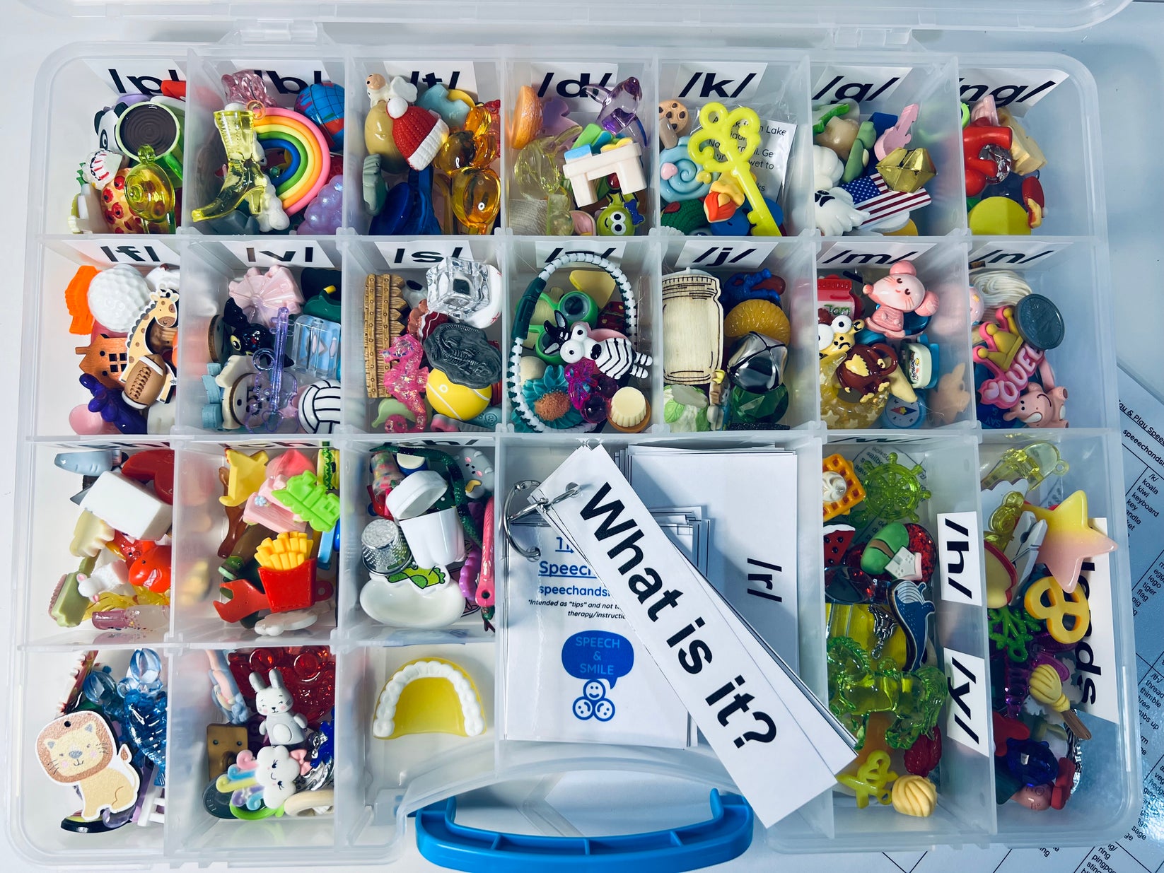 Speech Therapy Mini Objects for Articulation ALL SOUNDS included Say a ...