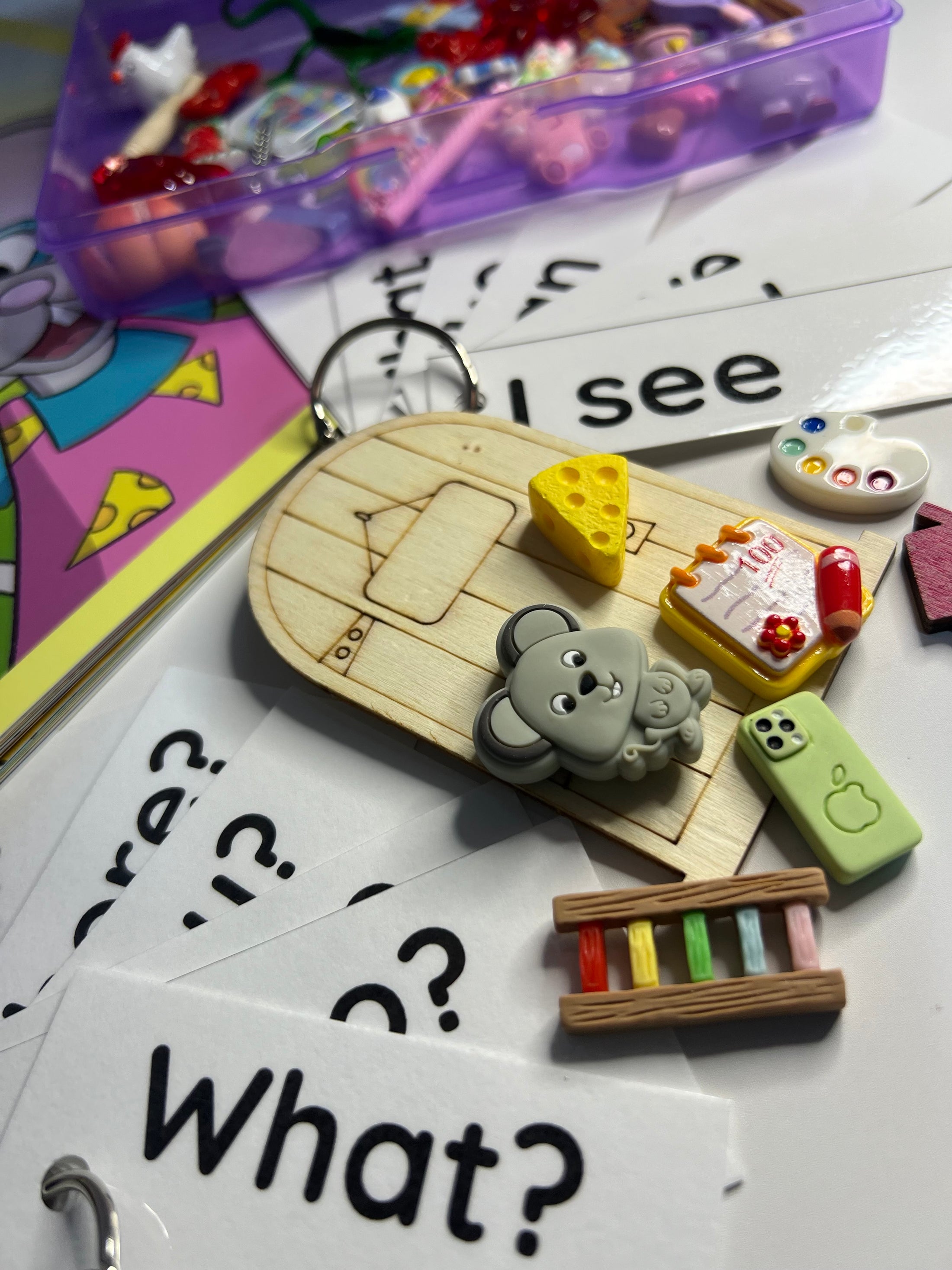 R Sound Mini Objects Story Kit – Ruby Says R | Speech Therapy Minis ...