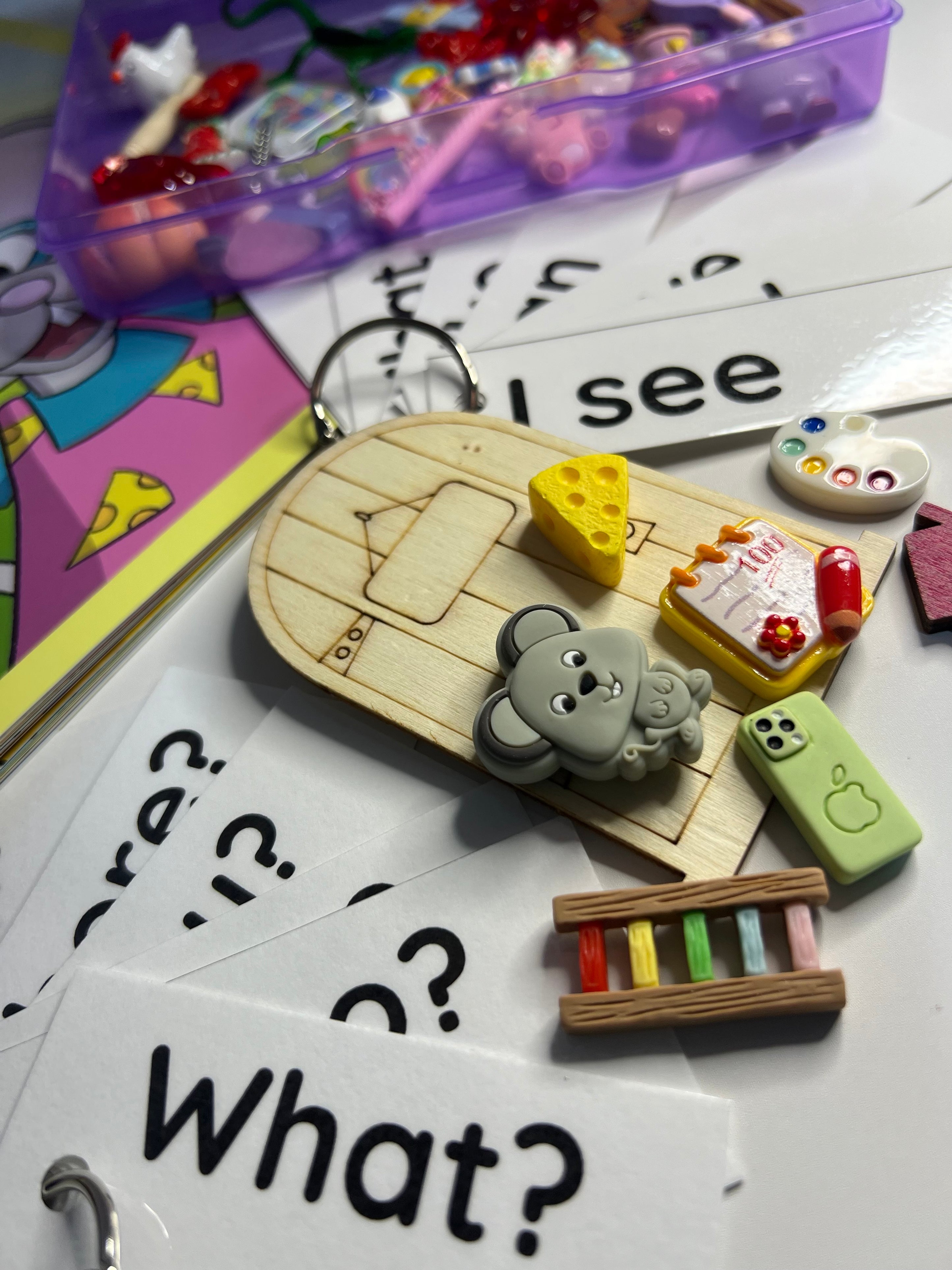 R Sound Mini Objects Story Kit – Ruby Says R | Speech Therapy Minis ...