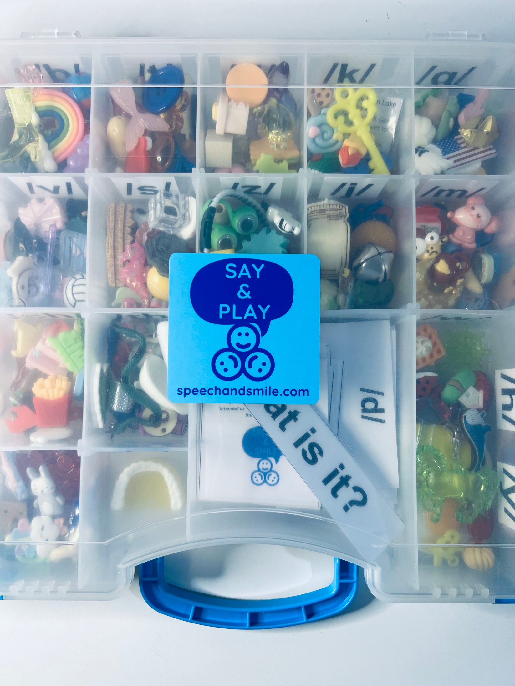 Speech Therapy Mini Objects for Articulation ALL SOUNDS included Say a ...