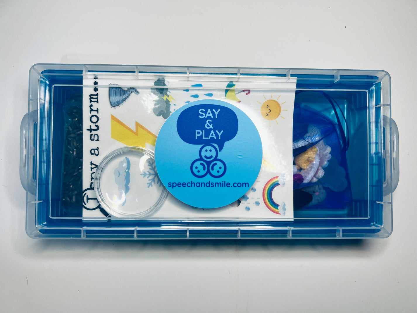 Say and Play I Spy a Storm Stir up a Storm Weather Mini Objects Sensor ...