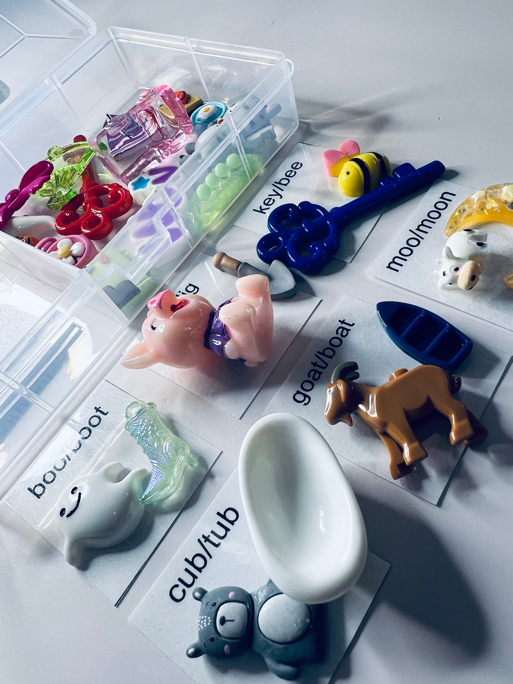 Minimal Pair Mini Objects Kit Speech Therapy Mini Objects Articulation – Speech and Smile