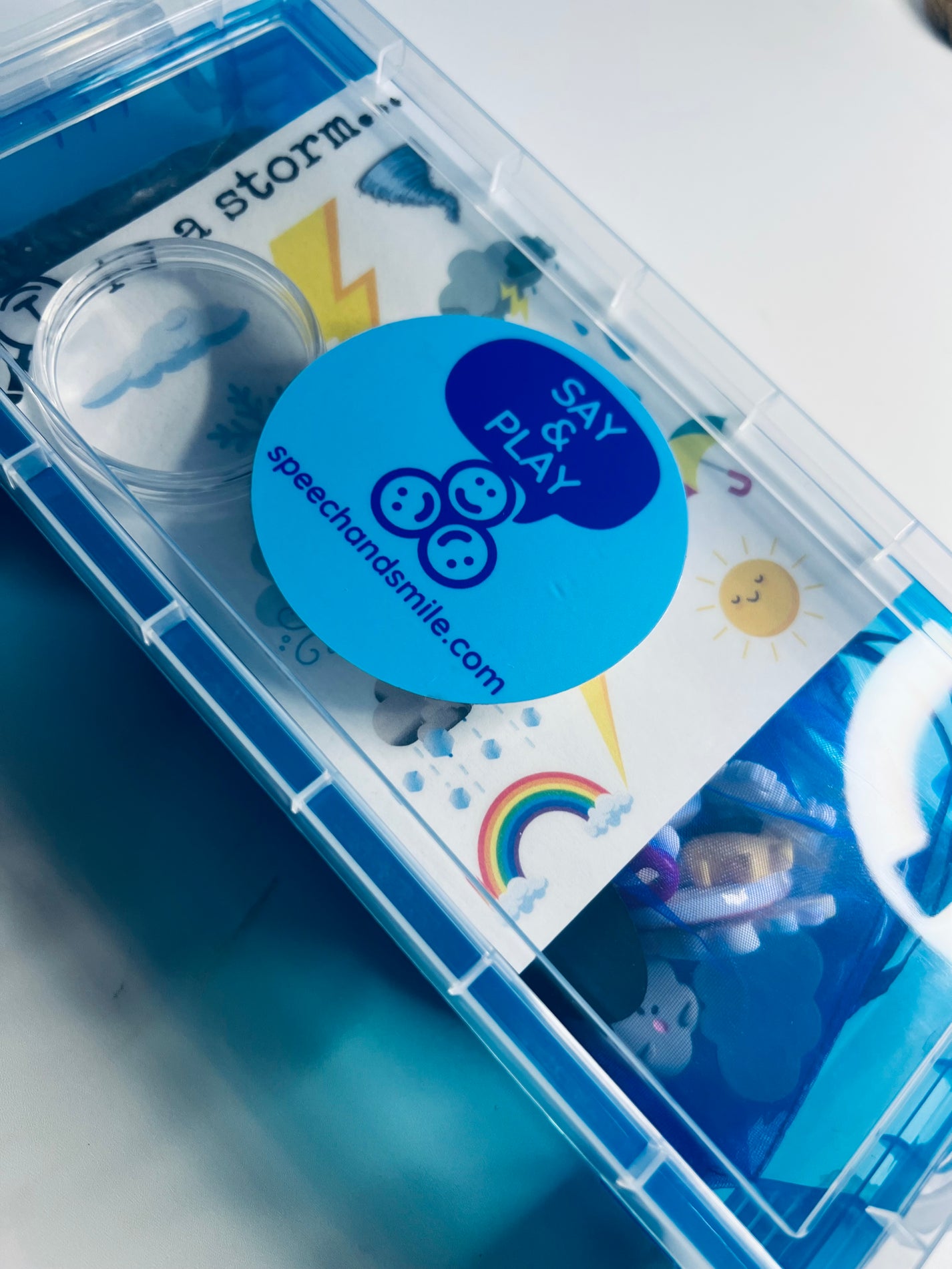 Say and Play I Spy a Storm Stir up a Storm Weather Mini Objects Sensor ...