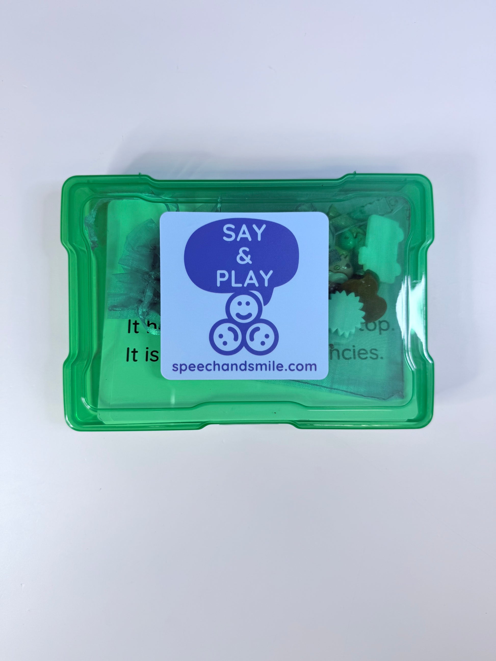 Question Task Box for Speech Therapy - What Is It Game with Mini Objec ...