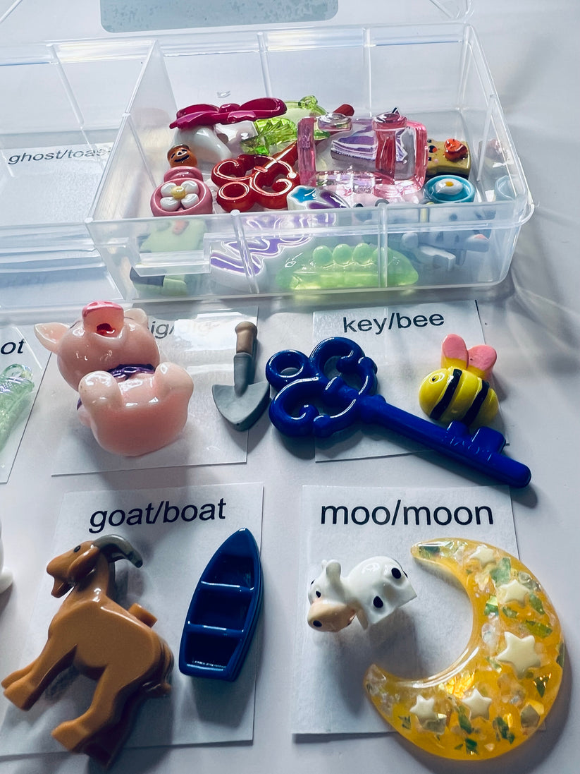 Minimal Pair Mini Objects Kit Speech Therapy Mini Objects Articulation ...