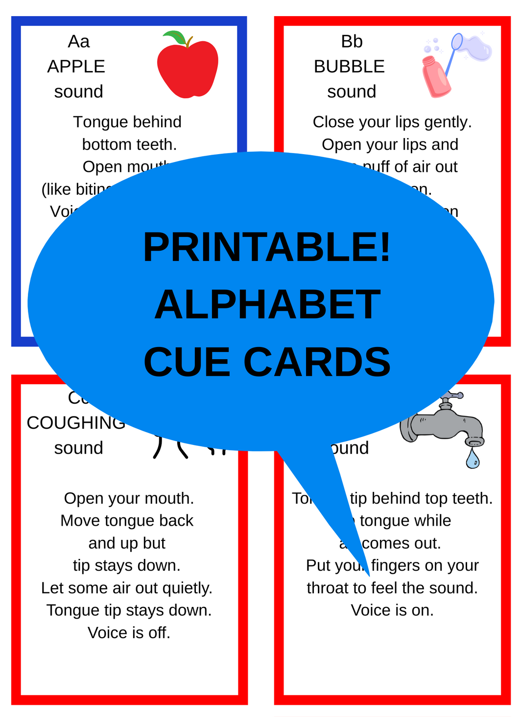 Alphabet Mini Objects and Alphabet Kits – Speech and Smile