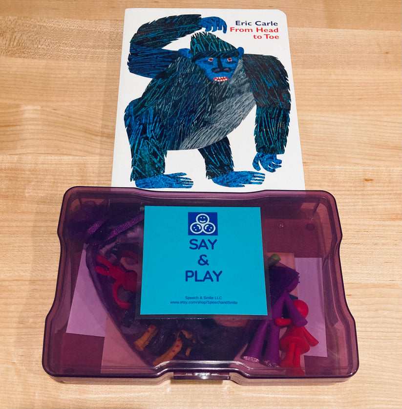 From Head to Toe Story Props-Speech Therapy Mini Objects-Story Objects ...