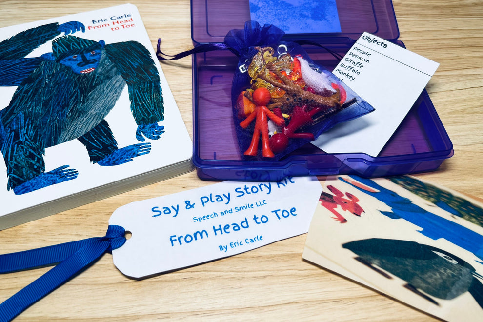 From Head to Toe Story Props-Speech Therapy Mini Objects-Story Objects ...