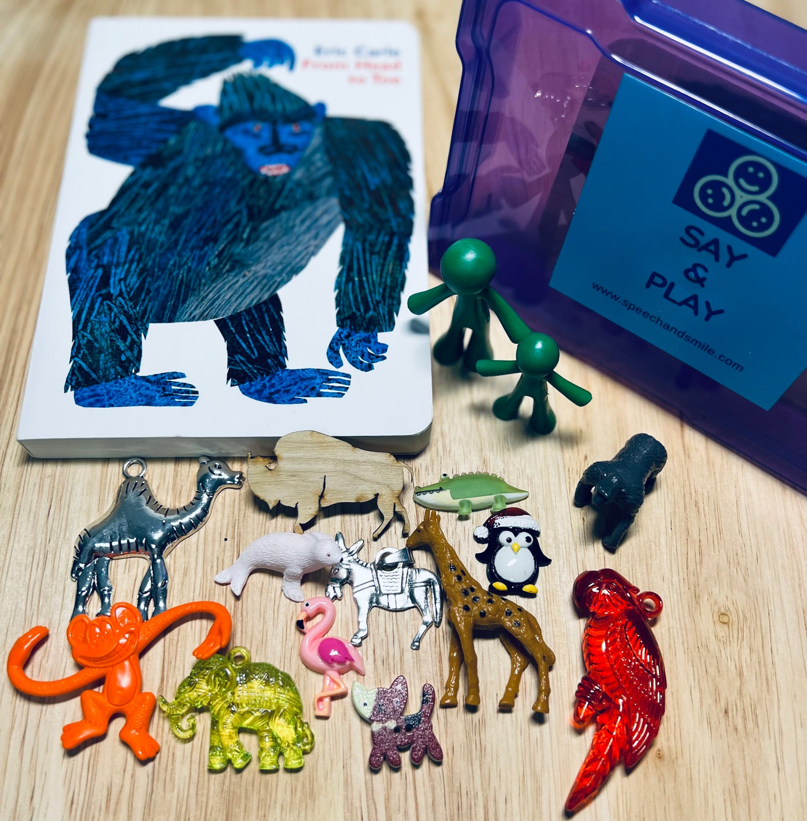 From Head to Toe Story Props-Speech Therapy Mini Objects-Story Objects ...