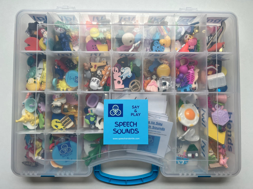 Speech Therapy Mini Objects Set for Articulation - Montessori Sound Ob ...