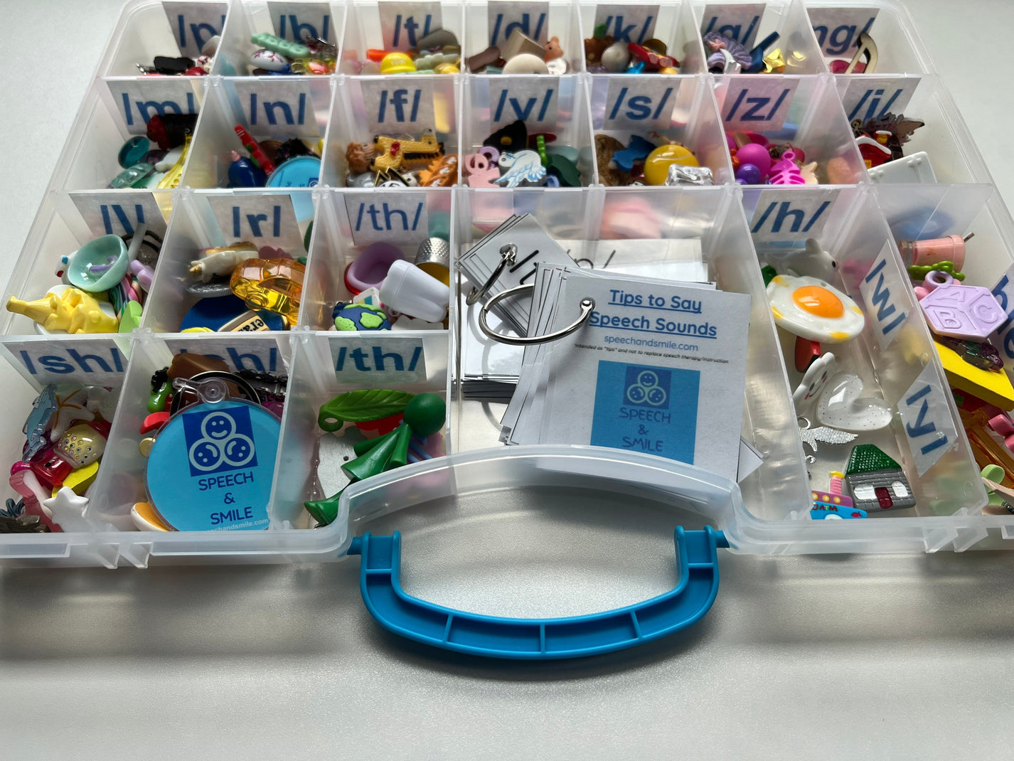 Speech Therapy Mini Objects Set for Articulation - Montessori Sound Ob ...