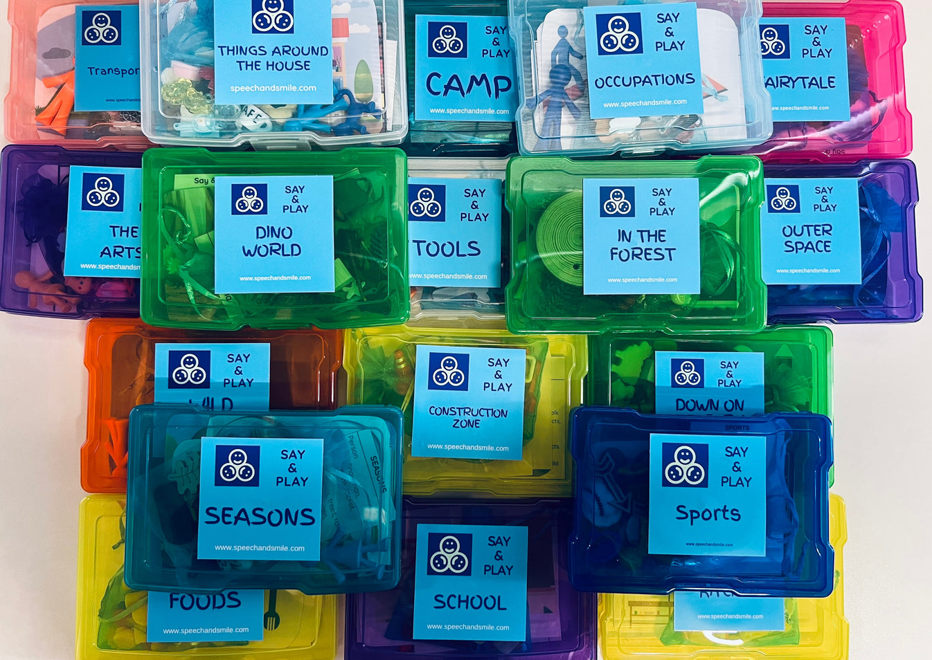 THEME MINI OBJECTS kit-Pick Your Theme-Speech Therapy Minis-Speech Min ...