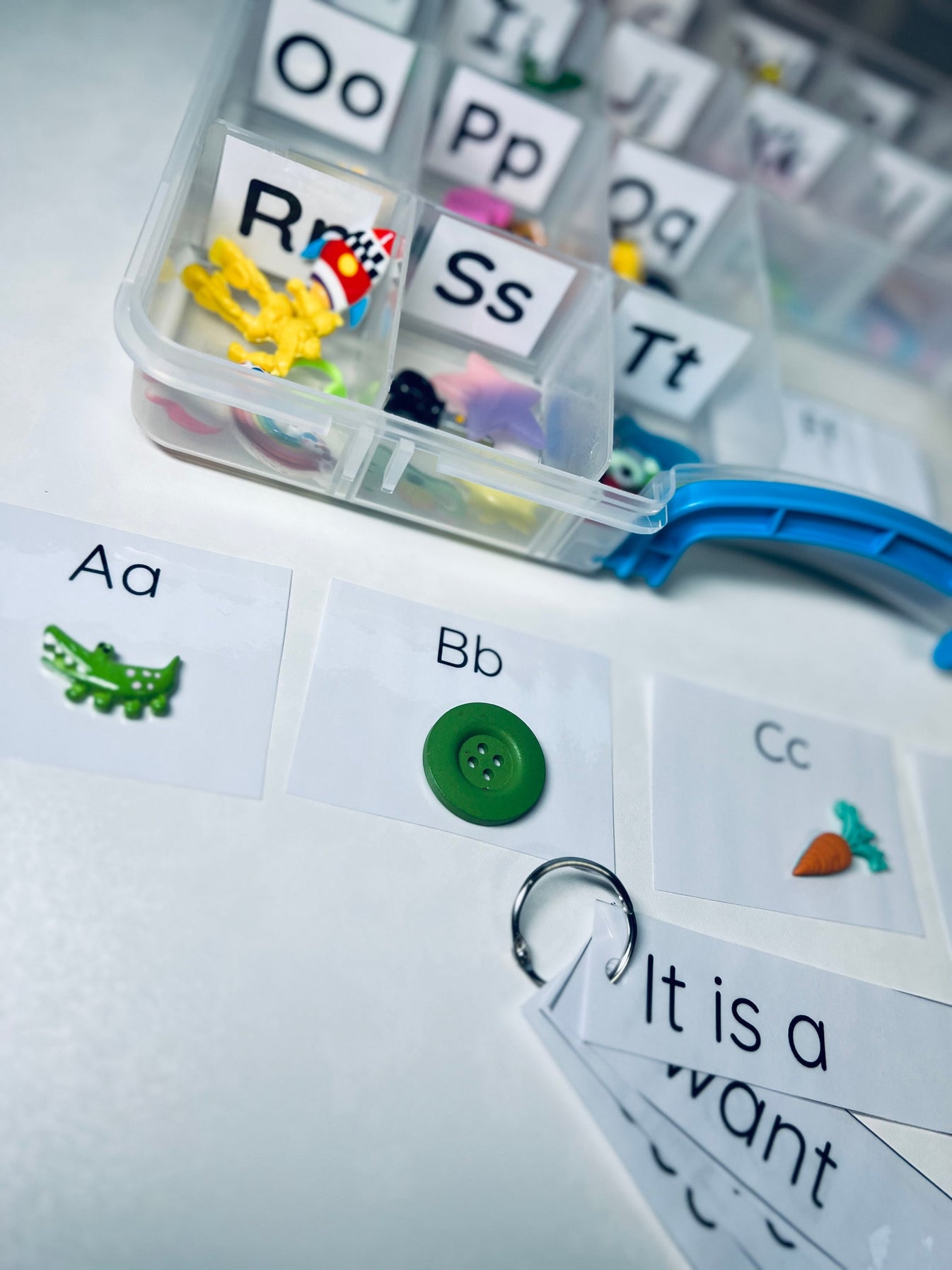 Alphabet Set with MINI Objects 5 per letter Classroom Alphabet Set Mon ...