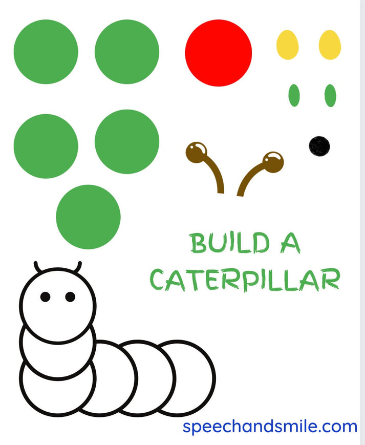 Hungry Caterpillar Printable Activity-Hungry Caterpillar Story Prop ...