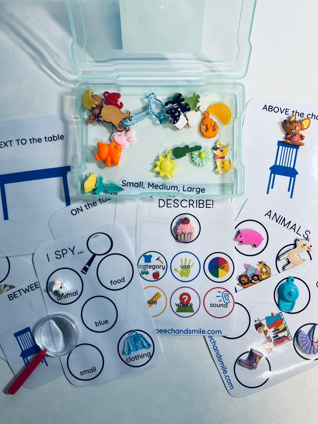 Say and Play Mini Objects for Speech Therapy and More! – Speech and Smile