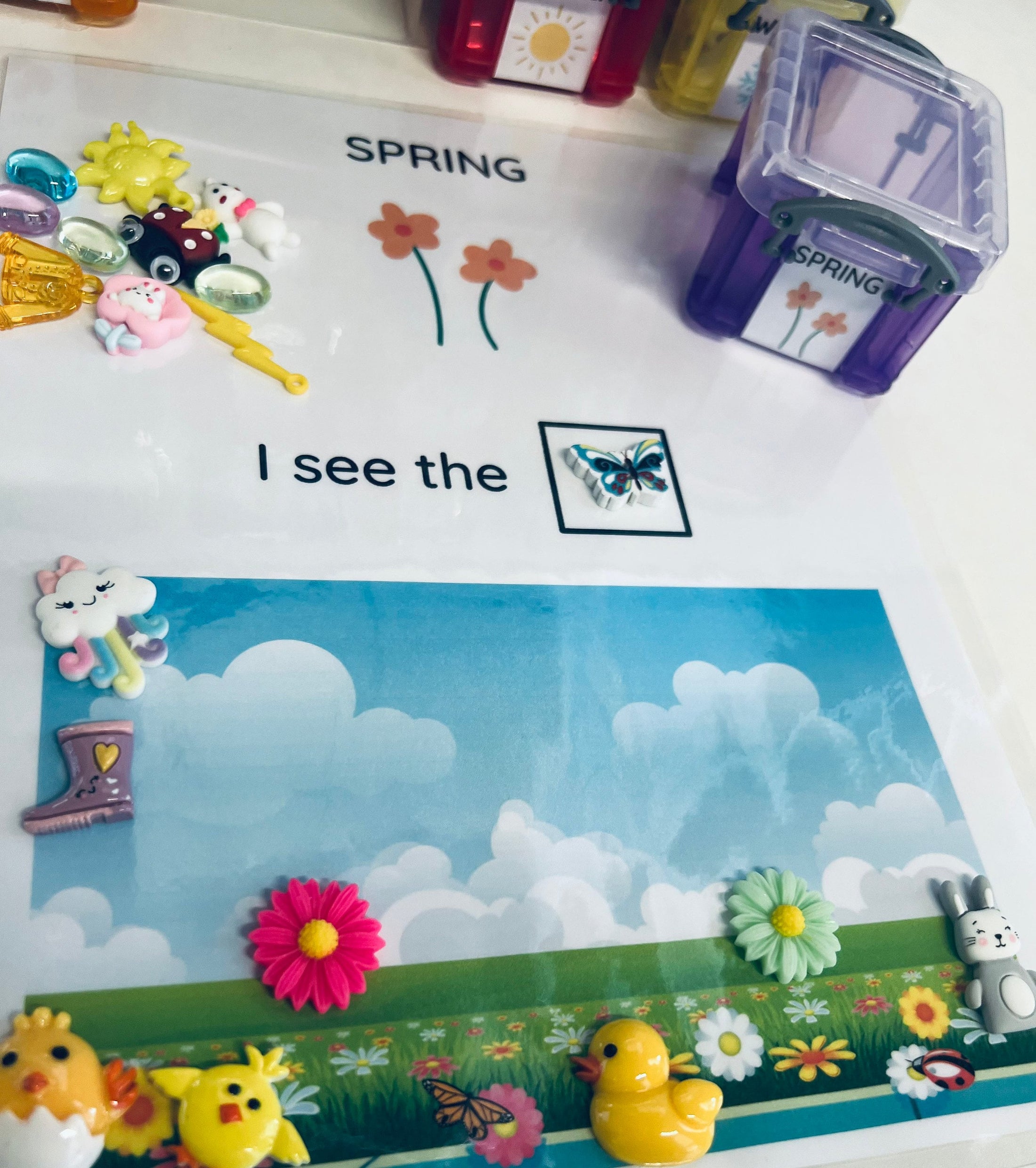 Say and Play Mini Objects for Speech Therapy Theme Therapy Kit Over 20 ...