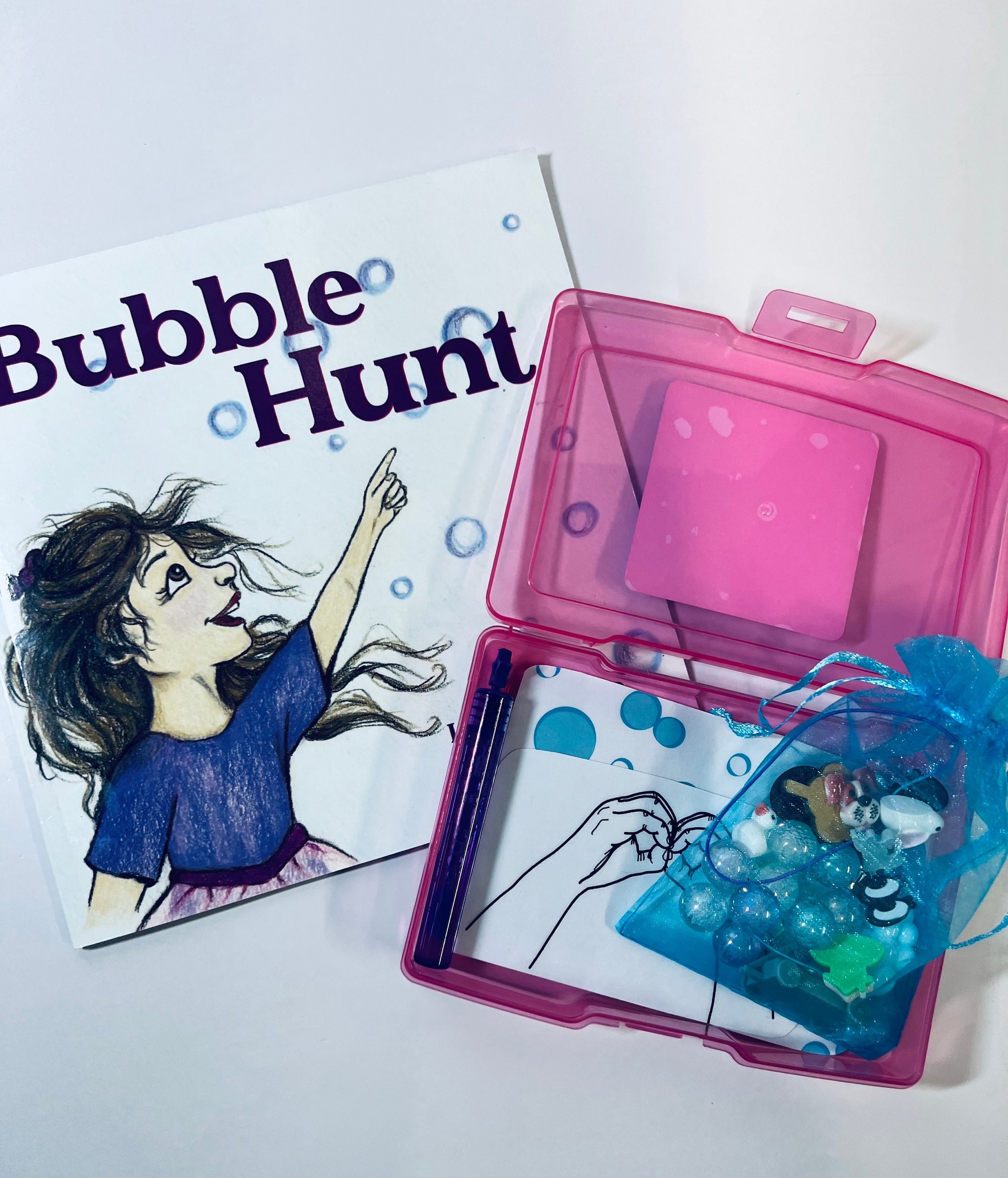 Bubble Hunt Book and Story Kit-Speech Therapy Mini Objects-Fine Motor ...