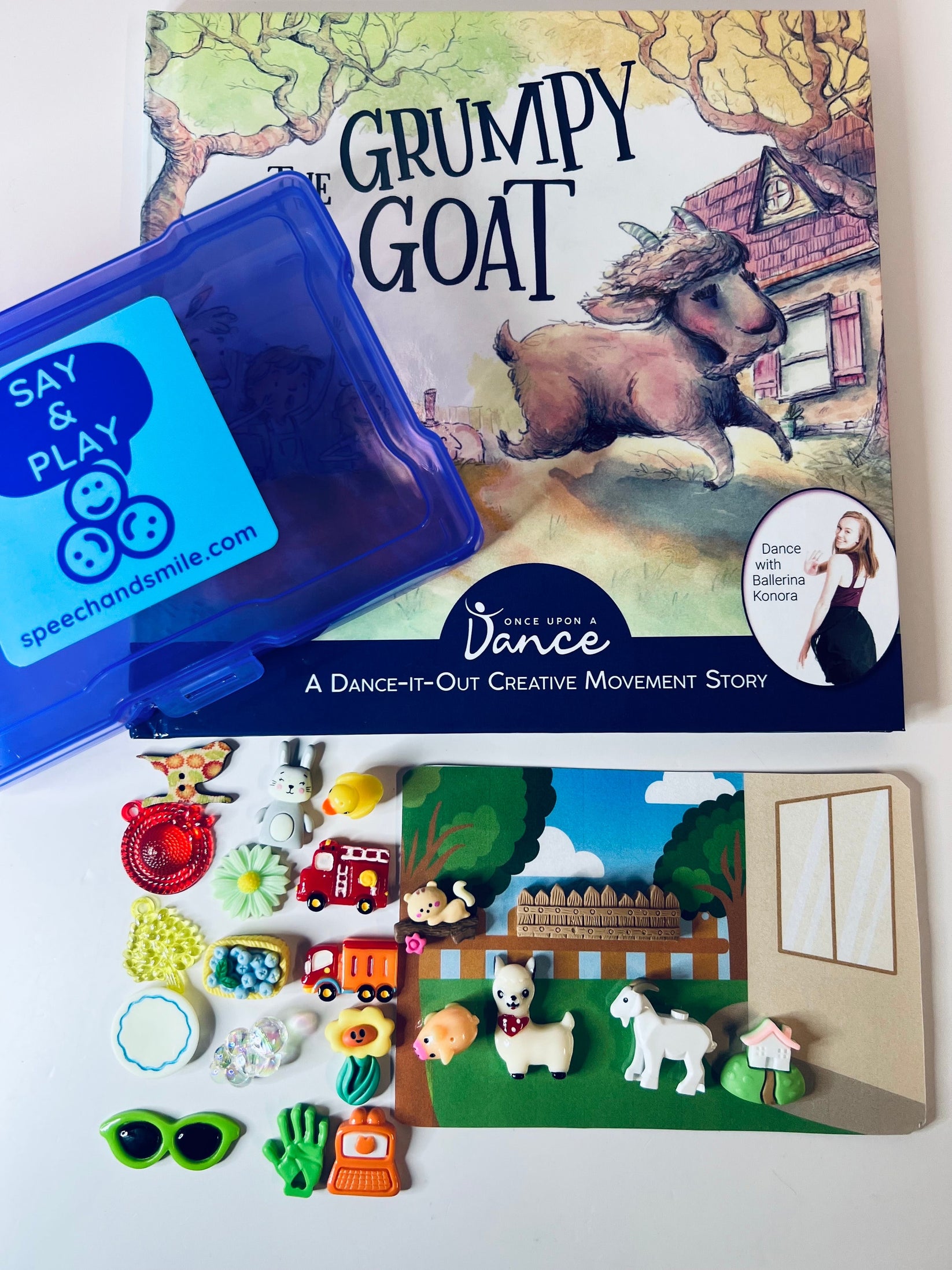 Story Kit for The Grumpy Goat-Book for Speech Therapy-Story Objects-Mo ...