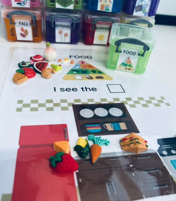 INDIVIDUAL Theme Mini Object Boxes - Pick a Theme – Speech and Smile