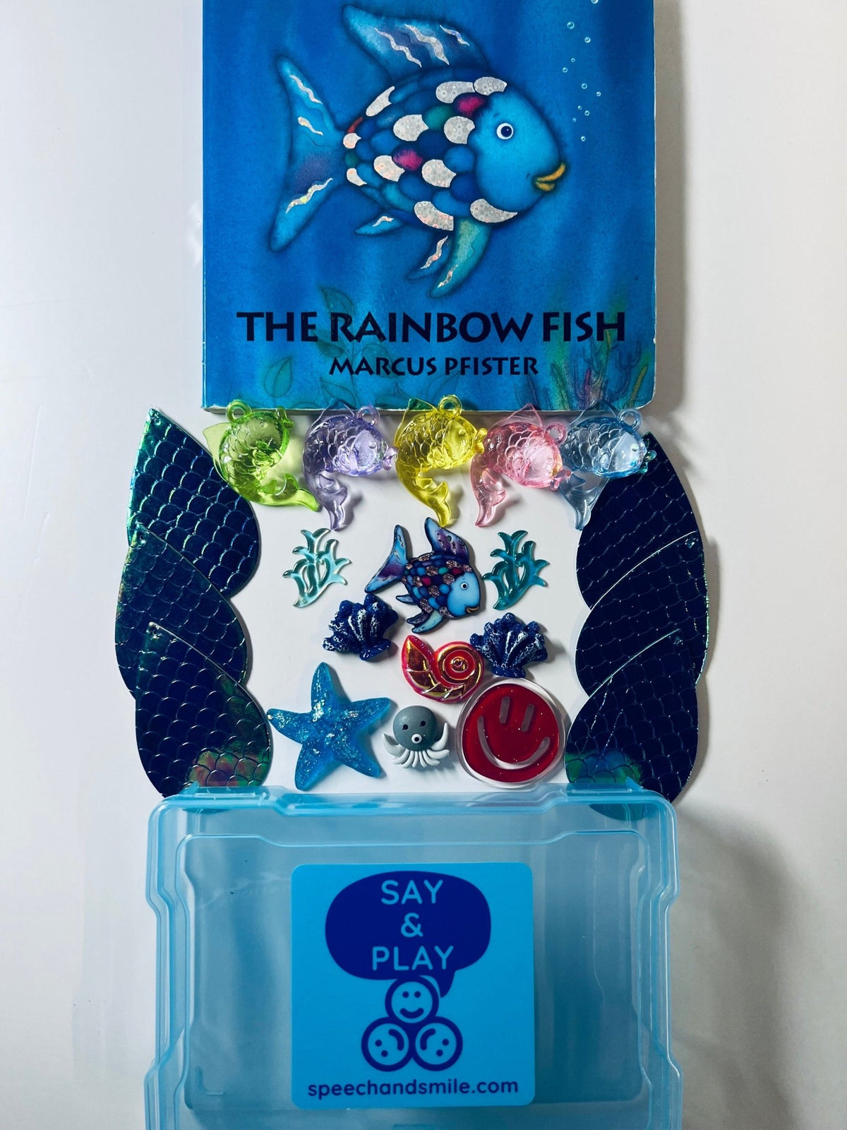 Rainbow Fish Story Kit with Mini Objects – Speech and Smile