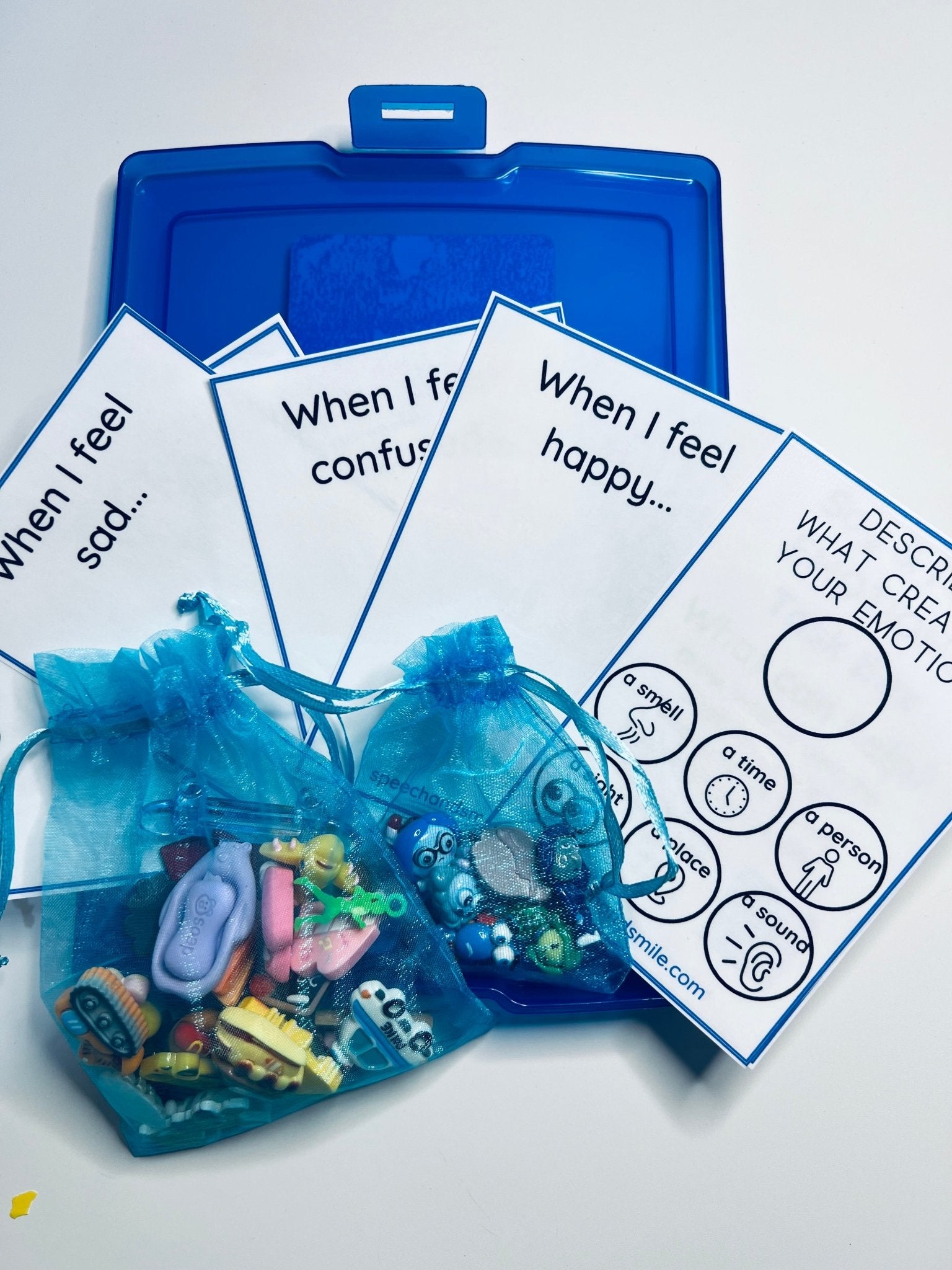 Say and Play EMOTIONS Task Box Includes 9 Inside Out Mini Figures and ...