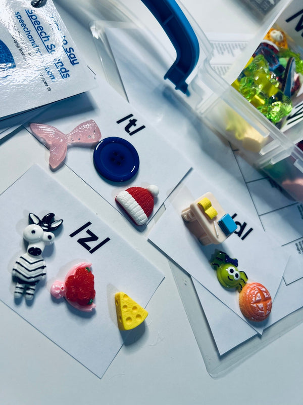 Say & Play Mini Objects Speech Therapy Kit – 300+ Articulation Trinket ...