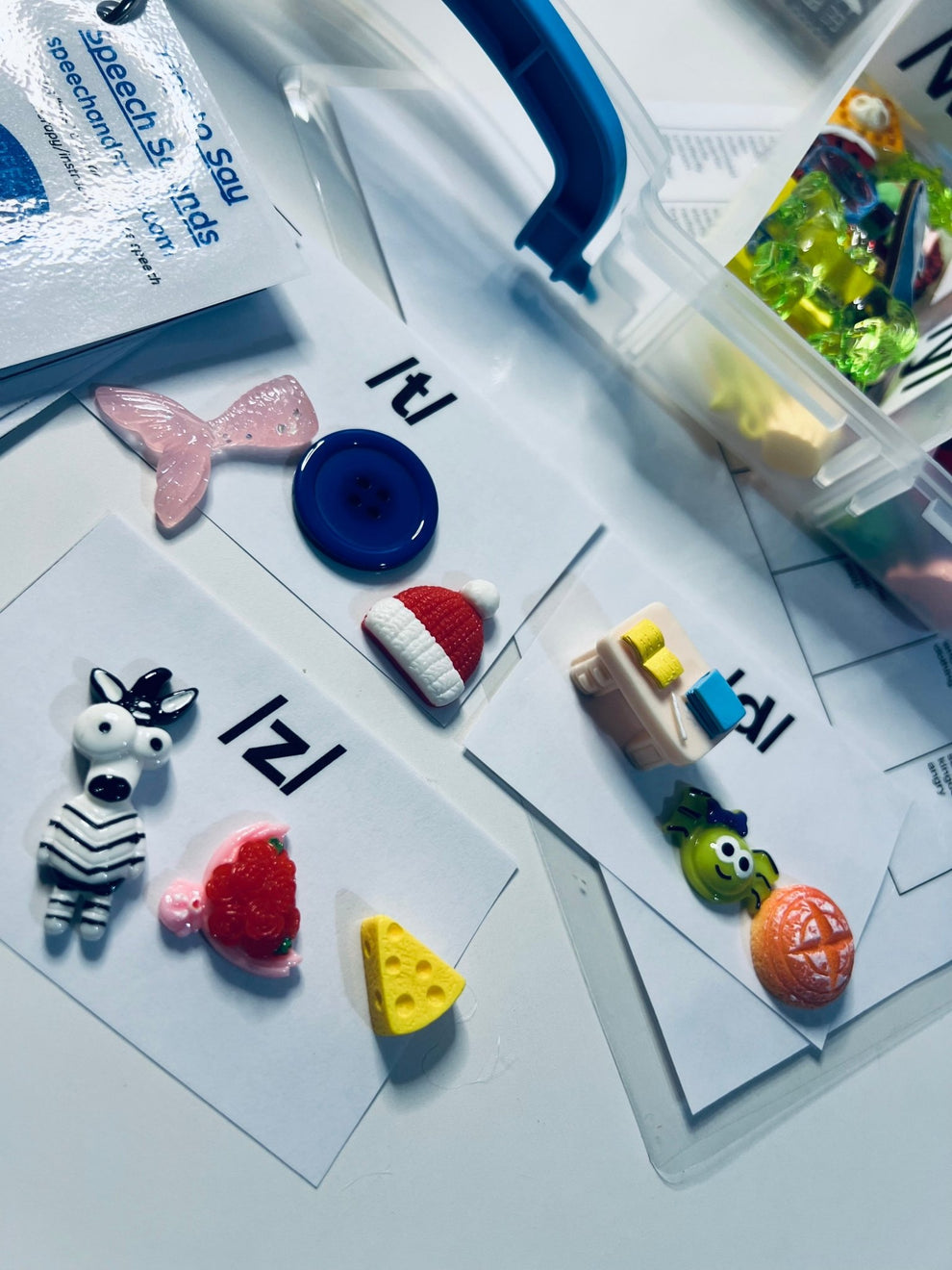 Say & Play Mini Objects Speech Therapy Kit – 300+ Articulation Trinket ...
