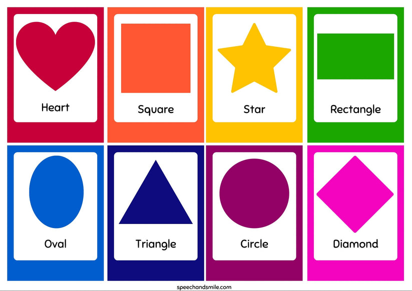 SHAPES Sort Mat Printable-Shape Sorting Digital Download – Speech and Smile