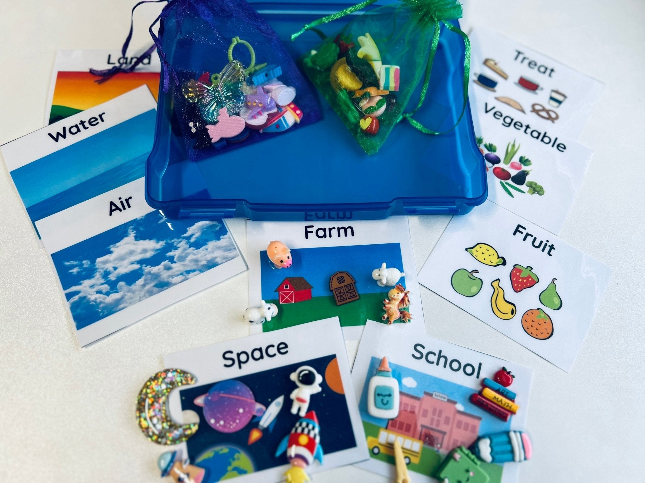Sorting Kit - Sorting Objects-Preschool Sorting Task Box - Speech Ther ...