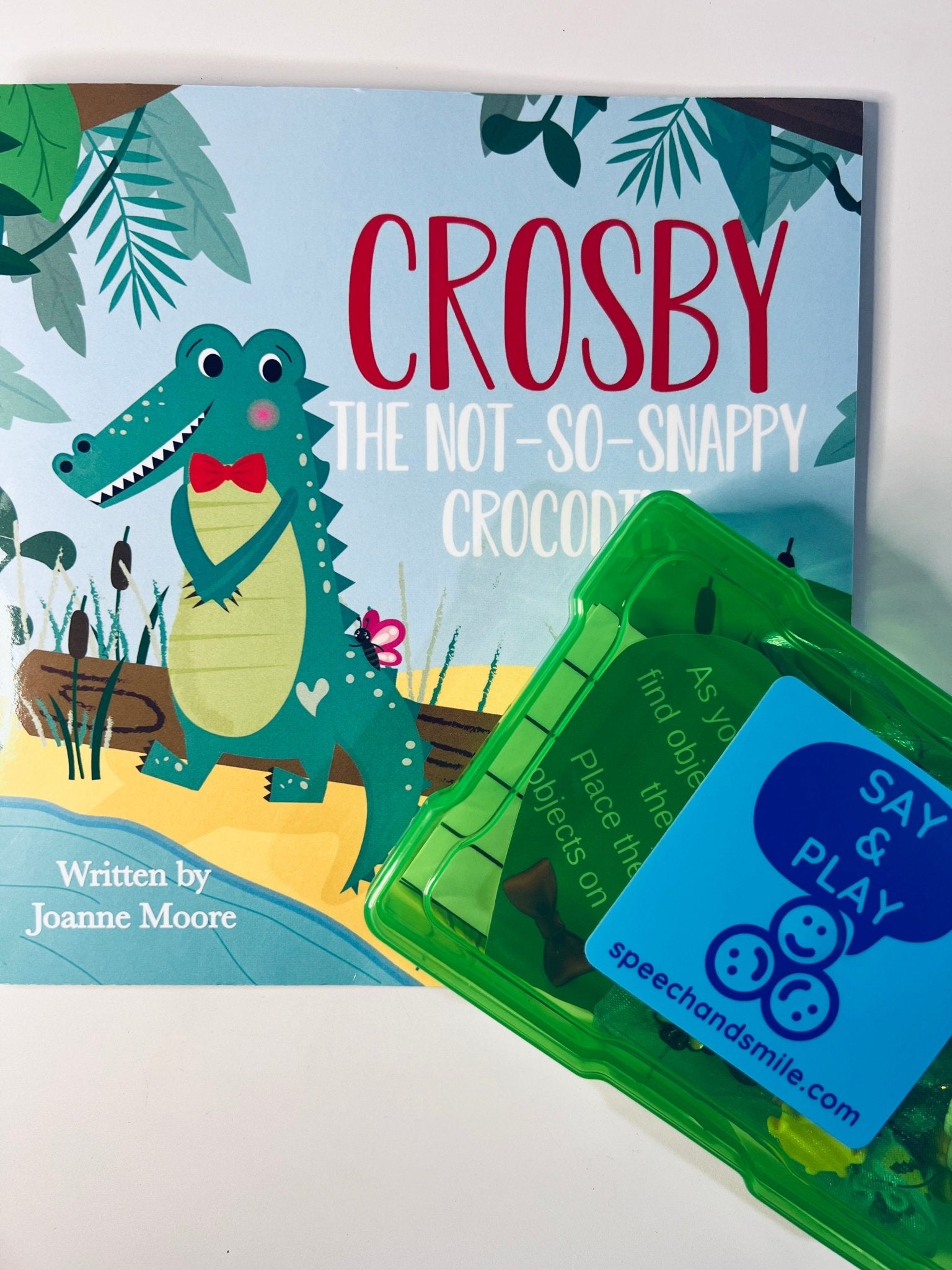 Story Kit (book included) for Crosby the Not so Snappy Crocodile Say a ...