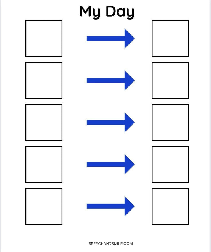 Visual Schedule Digital Download-Routine Chart-To Do Chart-Speech Ther ...